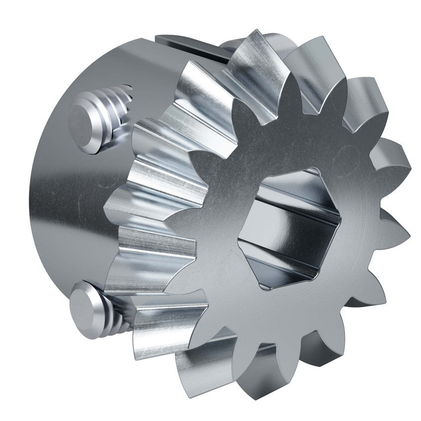 2306 Series Steel Mod 15 Clamping Pinion Bevel Gear 8mm Rex Bore